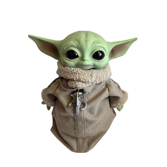 Mattel | Toys | Star Wars Mandalorian The Child 1 Plush Baby Yoda Plush Doll By Mattel 220 ...